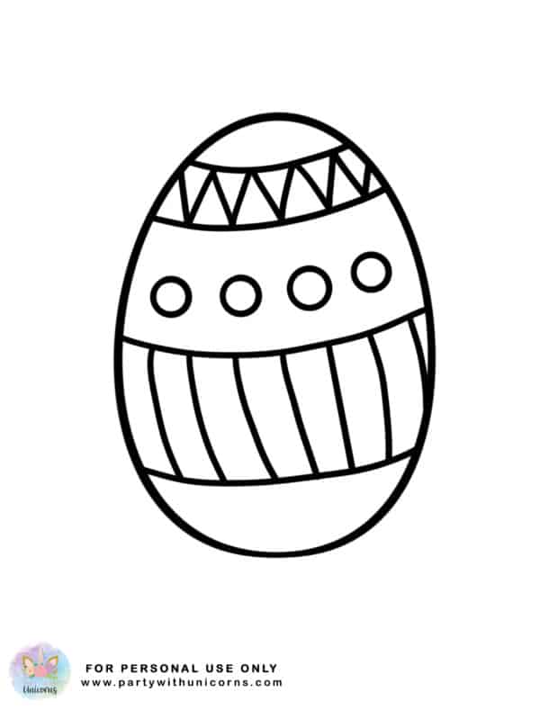 Easter Coloring Sheets - Free Download - Party with Unicorns
