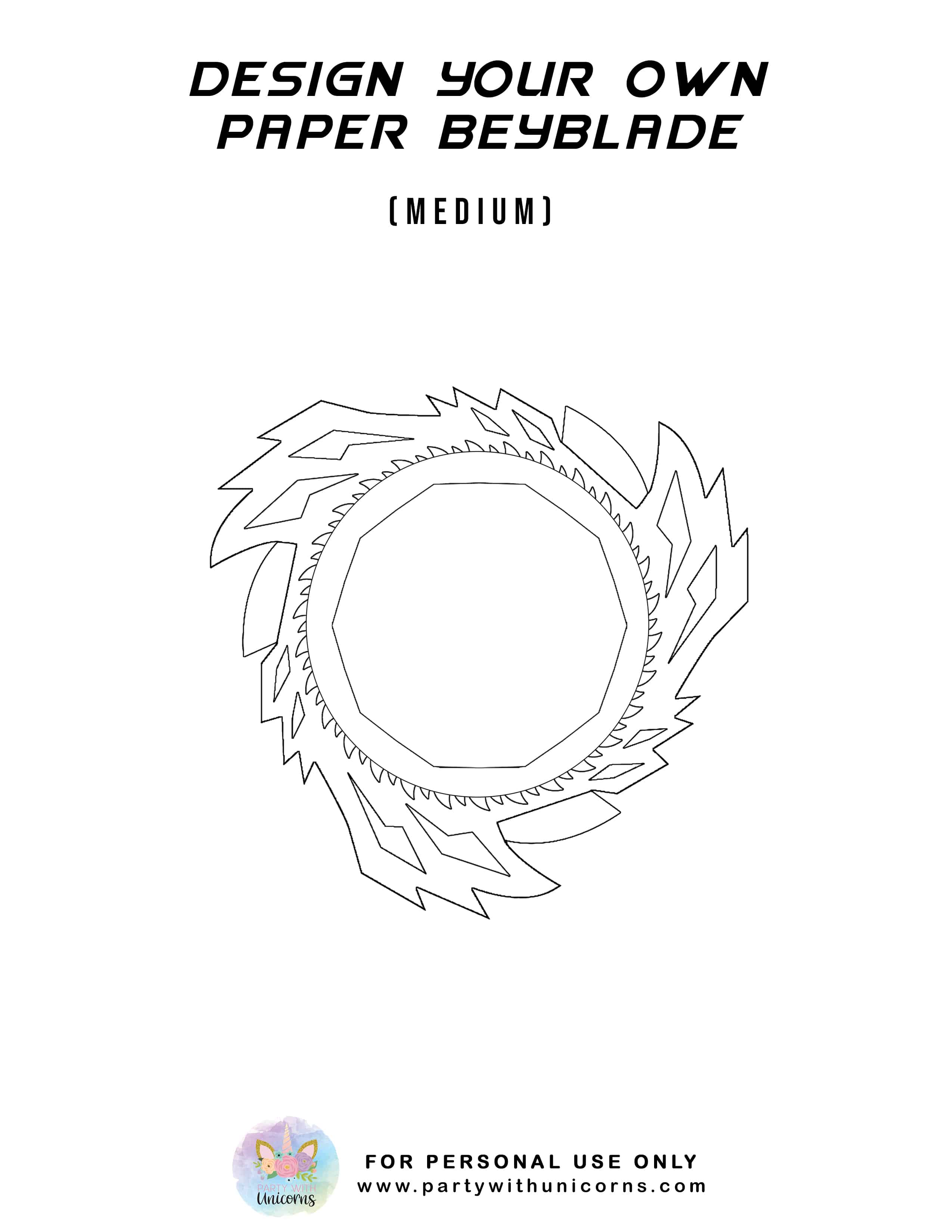 Beyblade Party Favors - Party with Unicorns