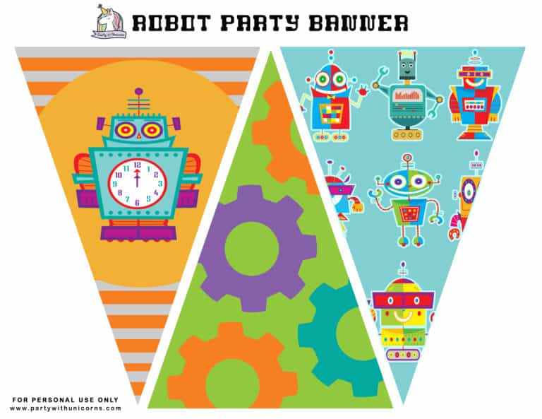17 Fun Robot Party Ideas - Party with Unicorns