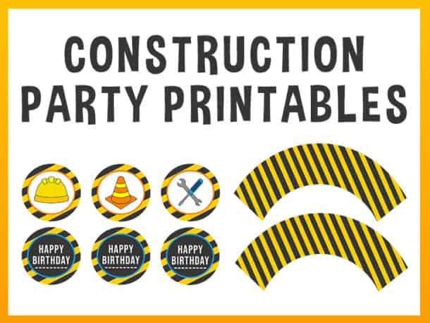 20 Fun Construction Birthday Party Ideas - Party with Unicorns