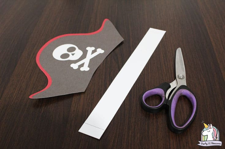 Printable Pirate Hat Template For Kids - Party with Unicorns