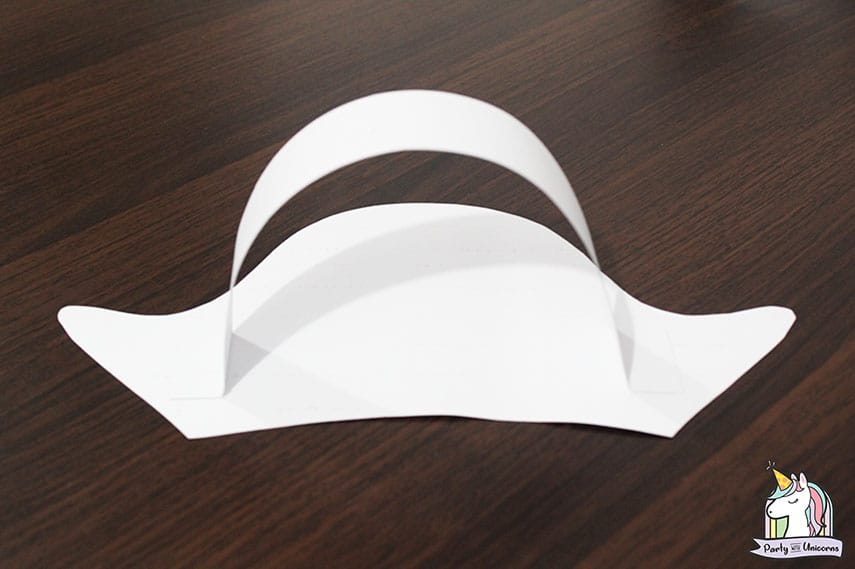Printable Pirate Hat Template For Kids Party With Unicorns