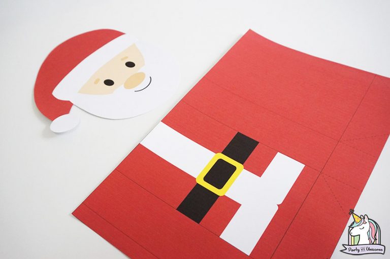 DIY Christmas Gift Bags - Free Printable Templates - Party with Unicorns
