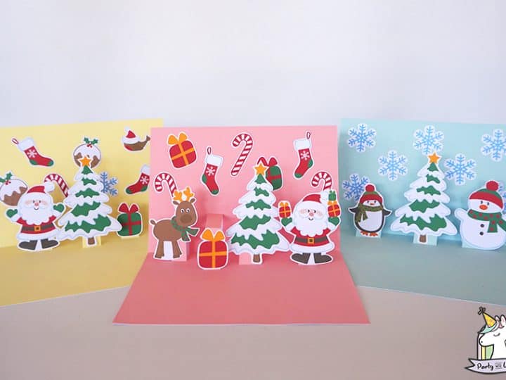 Handmade Pop Up Christmas Cards Free Pop Up Card Template Download