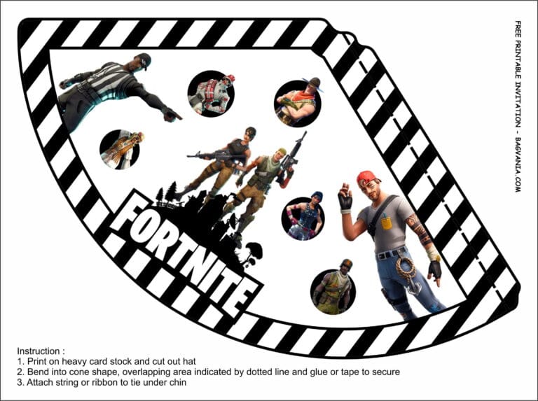 22 Free Fortnite Party Printables - Party with Unicorns