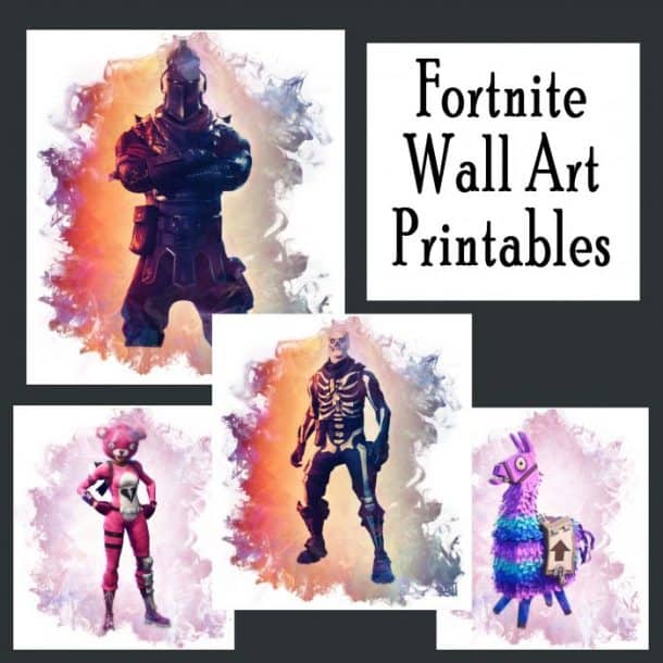 22 Free Fortnite Party Printables - Party with Unicorns