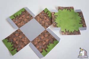DIY Minecraft Favor Box - Party with Unicorns