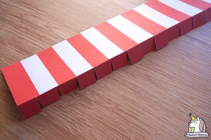 Circus Tent Favor Box - Free Printable - Party with Unicorns