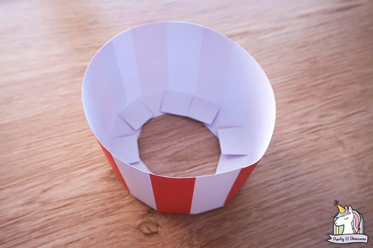 Circus Tent Favor Box - Free Printable - Party with Unicorns