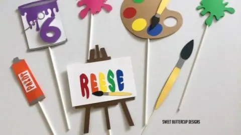 Free Art Party Printables