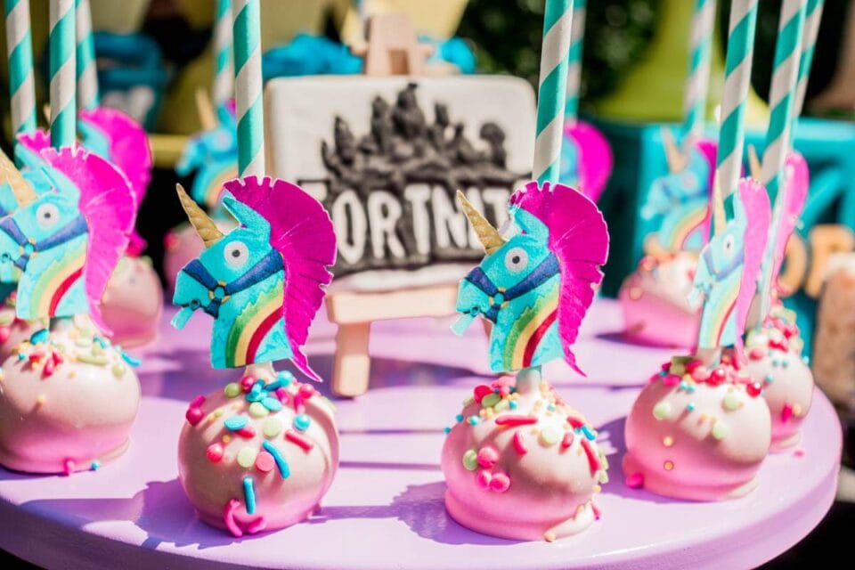 Fortnite Party Food Ideas - Party with Unicorns