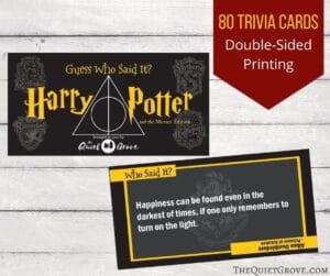 30 Free Harry Potter Printables - Crafts, Party, Decor, Games and More ...