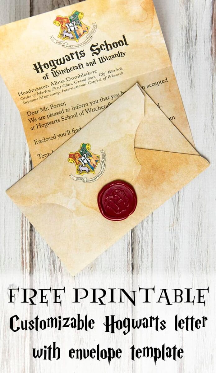 30 Free Harry Potter Printables - Crafts, Party, Decor, Games and More ...
