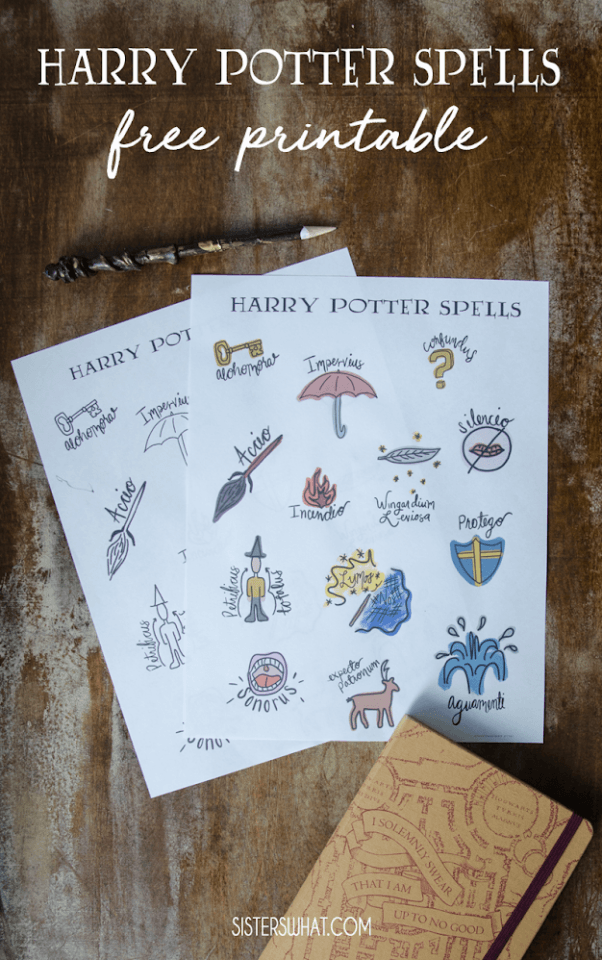 30 Free Harry Potter Printables - Crafts, Party, Decor, Games and More ...