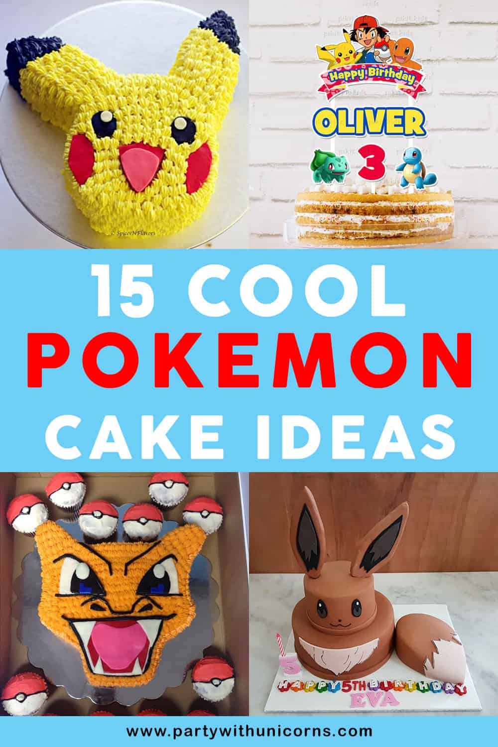 15 Cool Pokemon Cakes & Decoration Ideas – Recipes, Tutorials, Tips ...