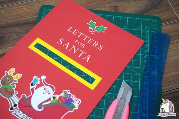 Printable Santa Mailbox for Kids - Free Download - Party with Unicorns