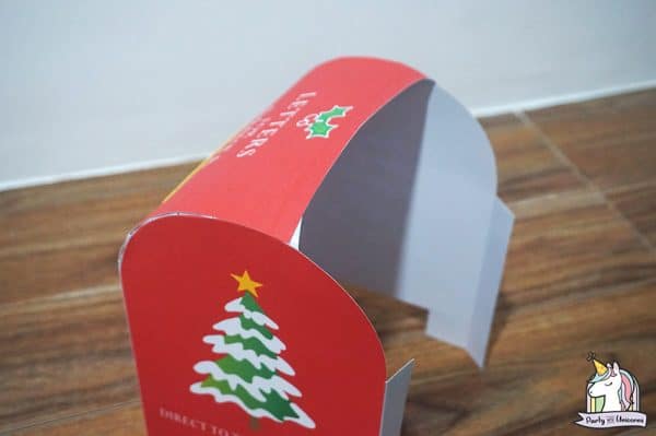 Printable Santa Mailbox for Kids - Free Download - Party with Unicorns