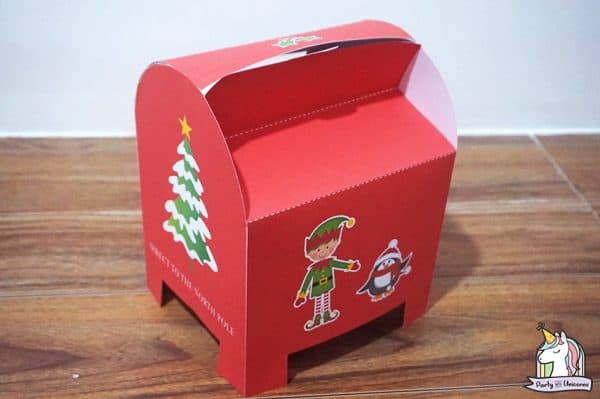 Printable Santa Mailbox for Kids - Free Download - Party with Unicorns