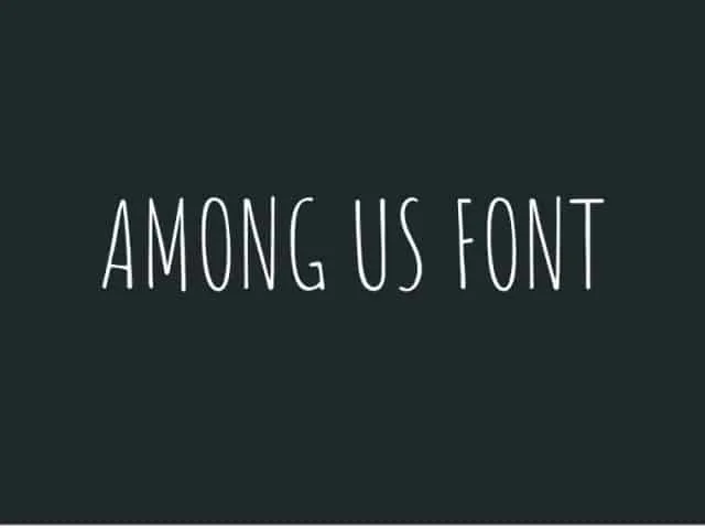 Among us text logo - whystat