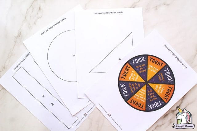 DIY Halloween Trick-or-Treat Spinner Wheel — with FREE Printable ...
