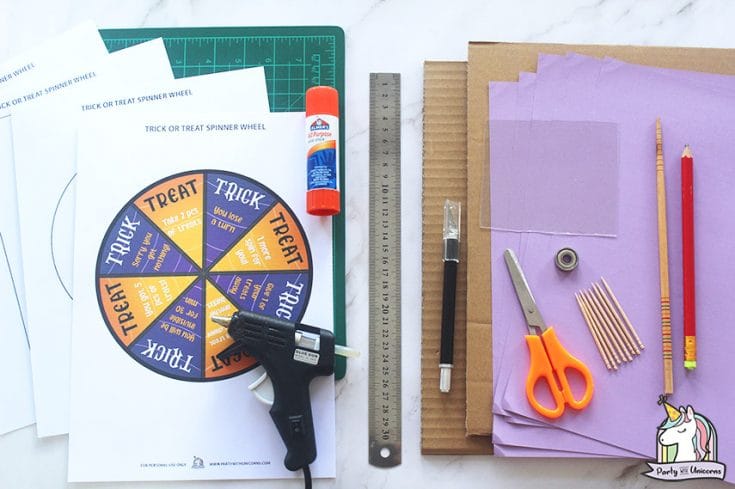 DIY Halloween Trick-or-Treat Spinner Wheel — with FREE Printable ...