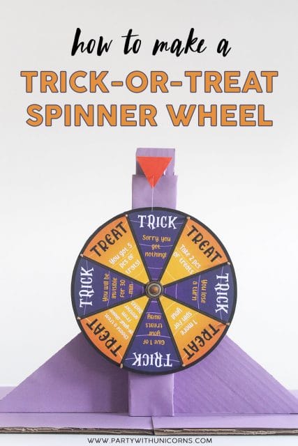 DIY Halloween Trick-or-Treat Spinner Wheel — with FREE Printable ...