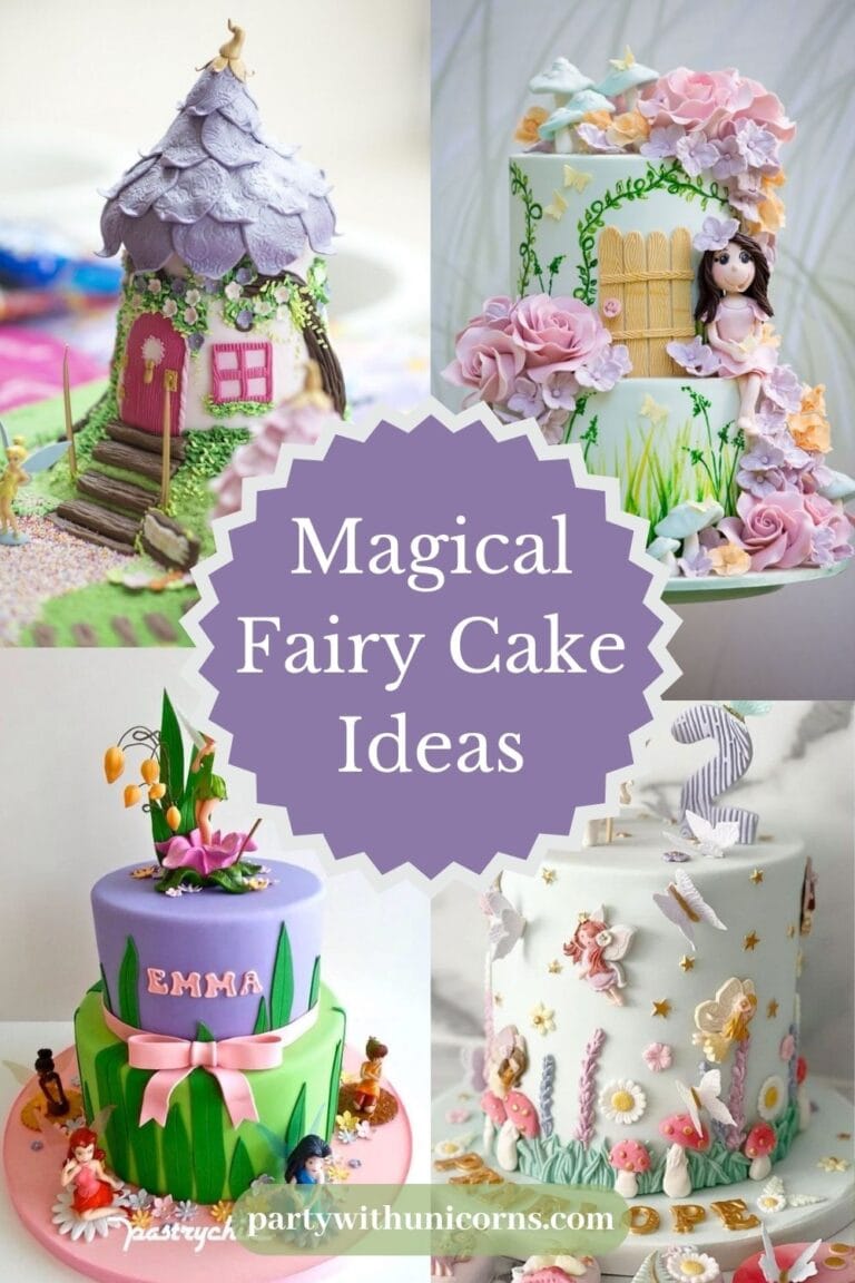 18 Magical Fairy Party Cake Ideas - Party with Unicorns